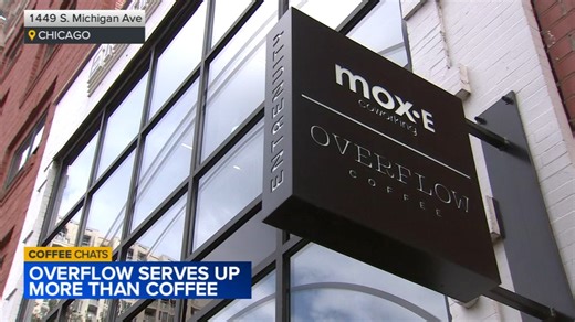 South Loop's Game Changer: Inside 'The 78,' Chicago Fire Stadium, ABC7 Tanja Babich visits Overflow coffee at 14th and Michigan