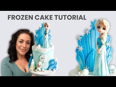 Disney Elsa Frozen Cake Tutorial Step by Step