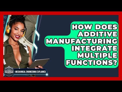How Does Additive Manufacturing Integrate Multiple Functions? - Mechanical Engineering Explained