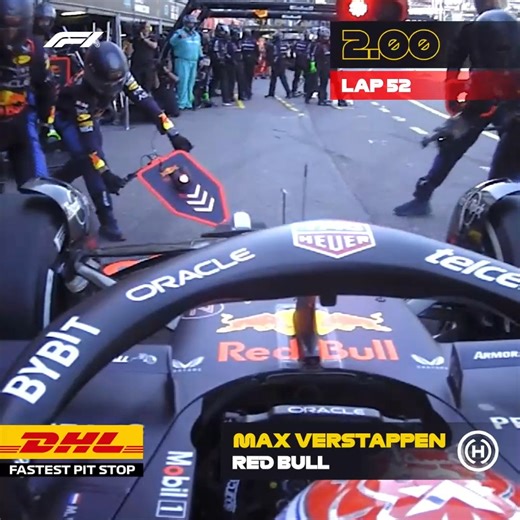 Another weekend, and more lightning work from the Red Bull pit crew who took the DHL Motorsports Fastest Pit Stop in Monaco ⏱️ 👉 https://f1.com/DHL-FastestPitStop | F1