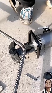 Handheld Hydraulic rebar bender #reactionreels #reactionvideo #react #rebarbender #bendingtools | Riezel Lopez