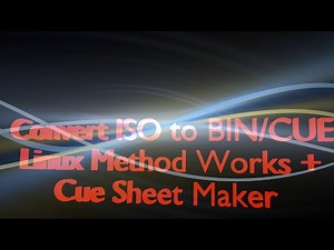 Easily Convert ISO to BIN in Linux Mint + Cue Sheet Creator - Free Software