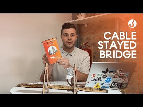 2024 CuriousDIY Project Kit - Cable-Stayed Bridge