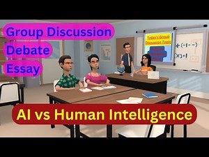 AI vs Human Intelligence, AI vs Human GD Topic, AI vs Human Intelligence Debate Points #essay