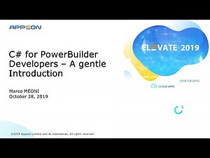 C# for PowerBuilder Developers - A Gentle Introduction