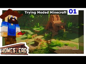 Trying #Homestead - A moded Minecraft experience