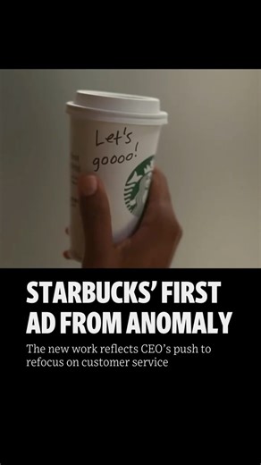 Ad Age | Starbucks’ first work from Anomaly focuses on a personal touch—playing into the tradition of baristas writing customers’ names on cups. But... | Instagram