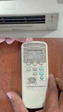 Mitsubishi electric air conditioner me timer kaise lagaye|