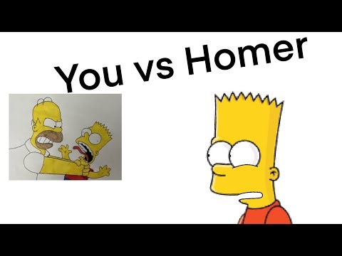 You vs Homer (animation meme) basics in behavior
