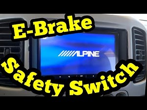 Headunit E-Brake Safety Switch Install (Alpine)