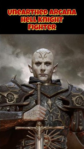 #dnd New Hell Knight Fighter Subclass - UA