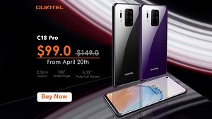OUKITEL C18 Pro debutta su AliExpress: Quad Camera e display col foro a meno di 100€