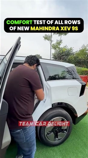 Mahindra XEV 9s - comfort test of all rows.
