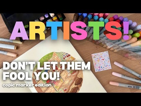 Watch this if you ever want to use Copic Markers ✏️ How to refill your Copic Markers 🎨