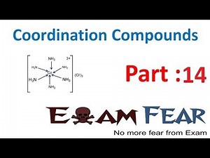 Valence bond theory numerical (Part - 14) - Coordination Compounds, Chemistry, Class 12 Video Lecture