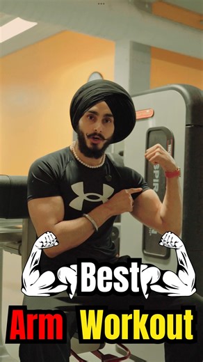 Jaspreet Singh | Transformation Expert & Nutritionist on Instagram: "Comment “ARMS” to get more details. 💪 Best Arm Workout at the Gym for Bigger Biceps & Triceps 💪 If you want to grow your arms faster, this gym workout is perfect for you. I’m showing you the best biceps and triceps exercises to build muscle, strength, and definition. These moves target both push and pull muscles so you get a full arm pump in one session. This routine includes bicep curls, hammer curls, tricep pushdowns, overh