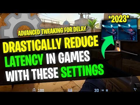 🔧 Lower Input Delay in ALL GAMES! *ADVANCED* Windows Settings For Less Latency