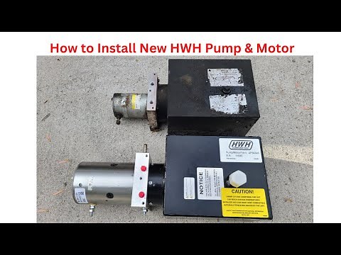 How To Replace Your HWH Hydraulic Pump RAP30348 AP30348 Do to Low Pressure Jacks Would Not Raise RV