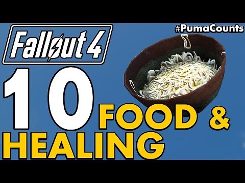 Top 10 Best Food Consumables and other Healing Items in Fallout 4 (Survival Mode) #PumaCounts
