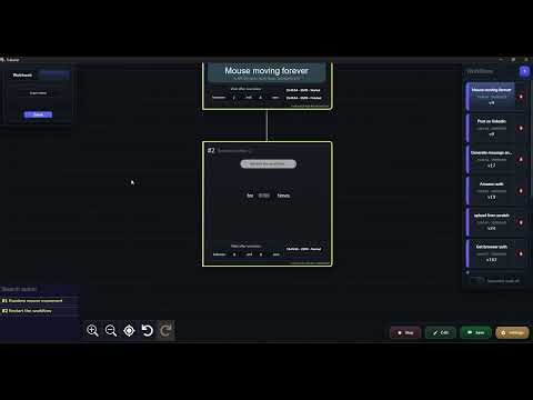 Simulate cursor/mouse movements using automation Trabalier RPA