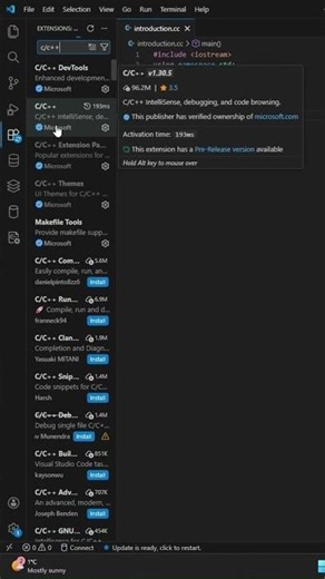 C/C++ extension pack tutorial #programming #computerscience