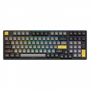 Bàn phím cơ AKKO 3098N Multi-modes Black Gold (Bluetooth 5.0 / Wireless 2.4Ghz / Hotswap / Foam tiêu âm / Foam đáy / TTC switch) – AKKO.VN