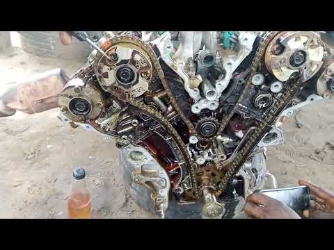 2GR-FE 3.5L _V6 Timing Chain Mark Settings