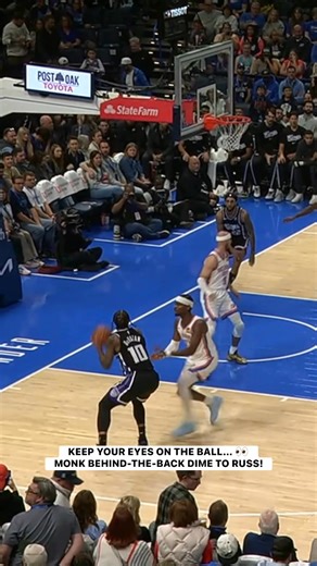1.6M views · 20K reactions | INSANE ball movement 勞 Malik Monk behind-the-back dime to Russell Westbrook for the Finish! SAC-OKC • LIVE on NBA League Pass ➡️ https://www.nba.com/how-to-watch-game-redirect/0022500126?partnerRef=NBA&platform=Facebook&surface=Post | NBA | Facebook