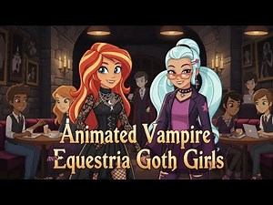 Equestria Vampire Goth Girls Shadow Pulse Vampire Club Mix Animated Fan Video AI Gen