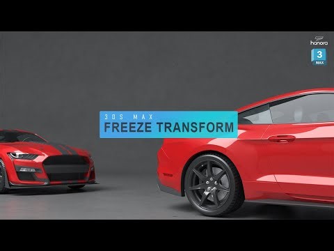 Freeze Transform - 3DS Max Tips 03 | Hanora 3D