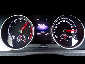 VW Golf 1.5 TSI Acceleration 0-200 Test