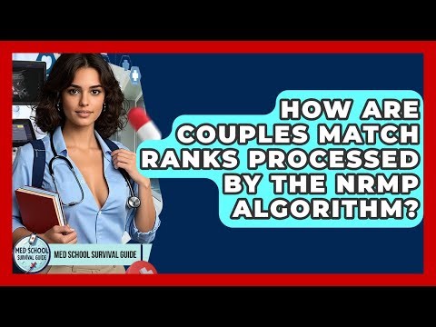How Are Couples Match Ranks Processed By The NRMP Algorithm? - Med School Survival Guide