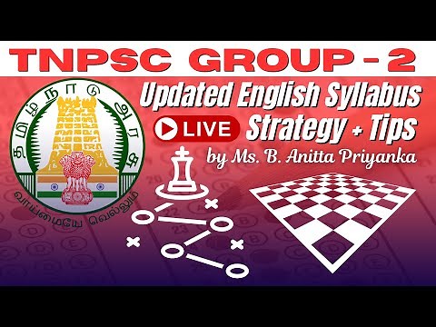 Part 2 | 🔥 TNPSC Group 2 Updated English Syllabus | Strategy + Tips by Ms. B. Anitta Priyanka