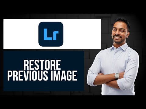 How to Restore Previous Image Version on Lightroom | View Edit History