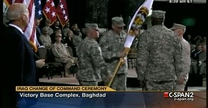 Iraq Change of Command Ceremony