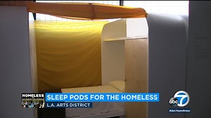 'Sleep pods' aim to tackle homelessness in LA
