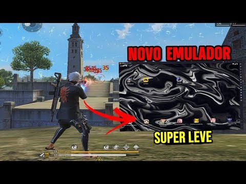 DESCOBRI O MELHOR EMULADOR LEVE PARA JOGAR FREE FIRE NO PC FRACO 1GB SEM PLACA DE VIDEO