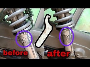 Seat height adjustment in splendor