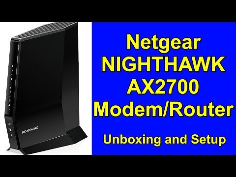 BETTER INTERNET? Unbox and Complete Setup of the Netgear NIGHTHAWK AX2700 AX6 Cable Modem and Router