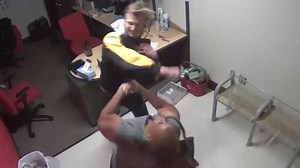 Video: Target security guard hits 'aggressive customer' who was talking about reparations