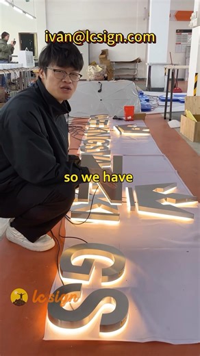 NeonArtisans | Custom Outdoor 3D Illuminated Letter Led Sign For Your Shop🔥 Get Free Quote/ Catalog 📧Email: ivan@lcsign.com 💬WhatsApp +86 15521018747... | Instagram