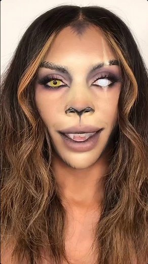 SATISFYING CLOSEUP LION MAKEUP 🦁 ATARAH MAYHEW