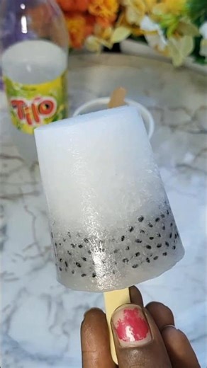 lemonade & sabja popsicle 🍋😂🤣 #shorts #icecream #diy #recipe