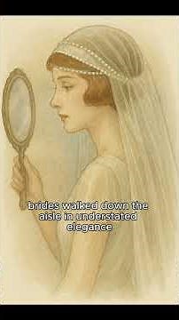 1920s A-Line Wedding Dress & Bridal Trends | Vintage Bridal Style #WeddingHistory #1920sFashion