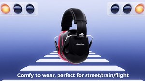 ProCase Noise Reduction Ear Muffs, Sound Proof Ear Protection, NRR 28dB Noise Cancelling Headphones for Adults Kids Autism, Hearing Protection for Shooting Gun Range Mowing -Navy