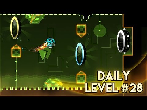 DAILY LEVEL #28 | Geometry Dash 2.1 - "Simple Jump" by Izhar | GuitarHeroStyles