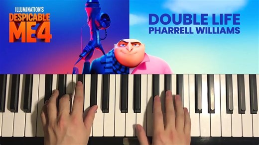 How To Play - Despicable Me 4 - Double Life (Piano Tutorial Lesson) | AmosDoll Music