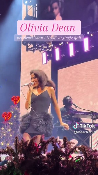 Superstar. 👏💫💖 @Olivia Dean #Kiss108JingleBall #iHeartJingleBall | olivia dean