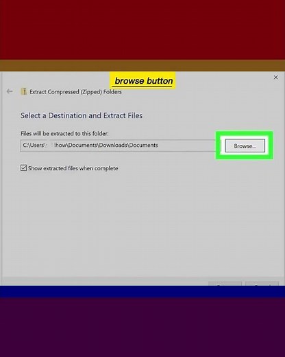 How to Extract Zip files on PC