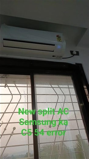 new split AC Samsung ka C5 54 arror # kya #problem#viral #tecnician l